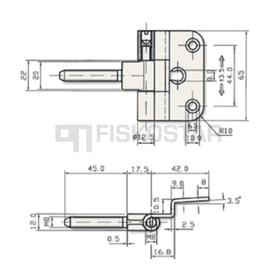 ABLOY hing FT 65 KS CR - Fiskostar OÜ